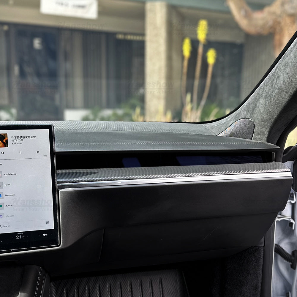 2022+ Model S Interior Carbon Fiber Doors & Dash Trim Kit (8pcs/set) – Hansshow